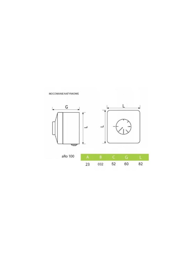 Regulator obrotów aRo 100 1A natynkowy - sklep online